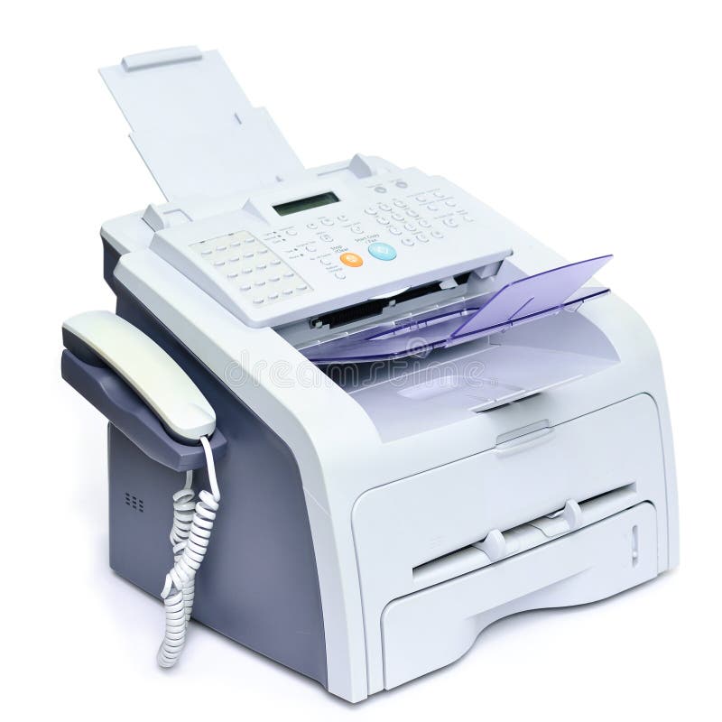 Fax machine stock photo. Image of scanner, inkjet, machine - 69438