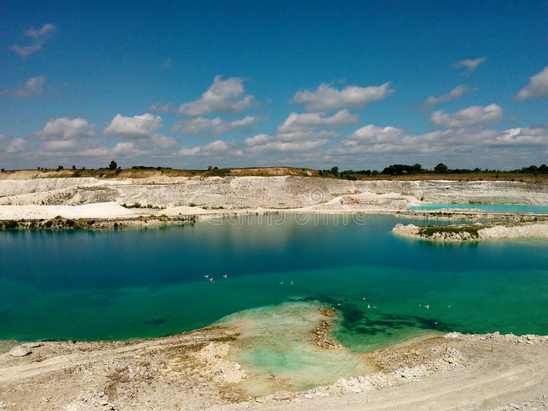 Faxe kalkbrud stock photo. Image of kalkbrud, quarry - 42495922