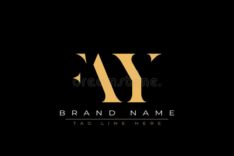 FAY Abstract Letter Logo Design Stock Vector - Illustration of ...