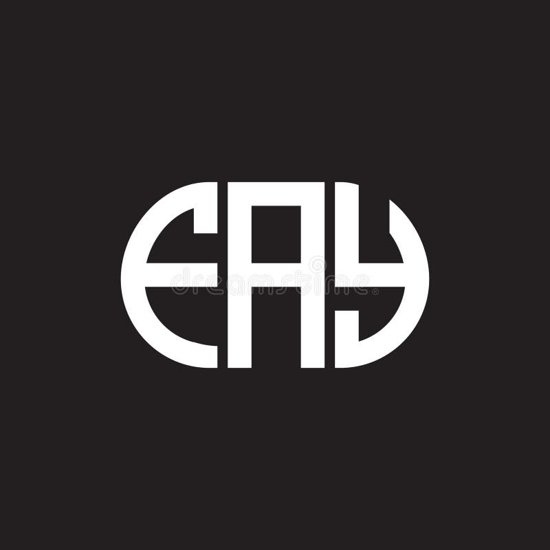 FAY Letter Logo Design on Black Background. FAY Creative Initials ...