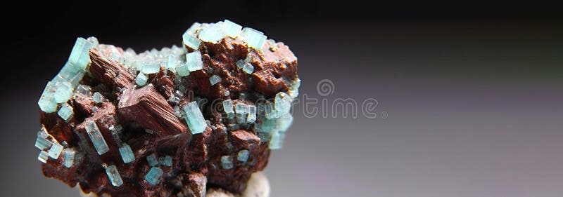 Fayalite is Rare Precious Natural Geological Stone on Gradient ...