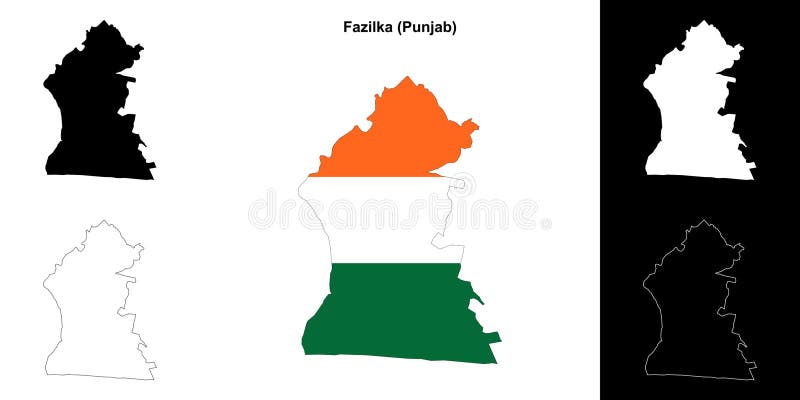 Fazilka Outline Stock Illustrations – 5 Fazilka Outline Stock ...