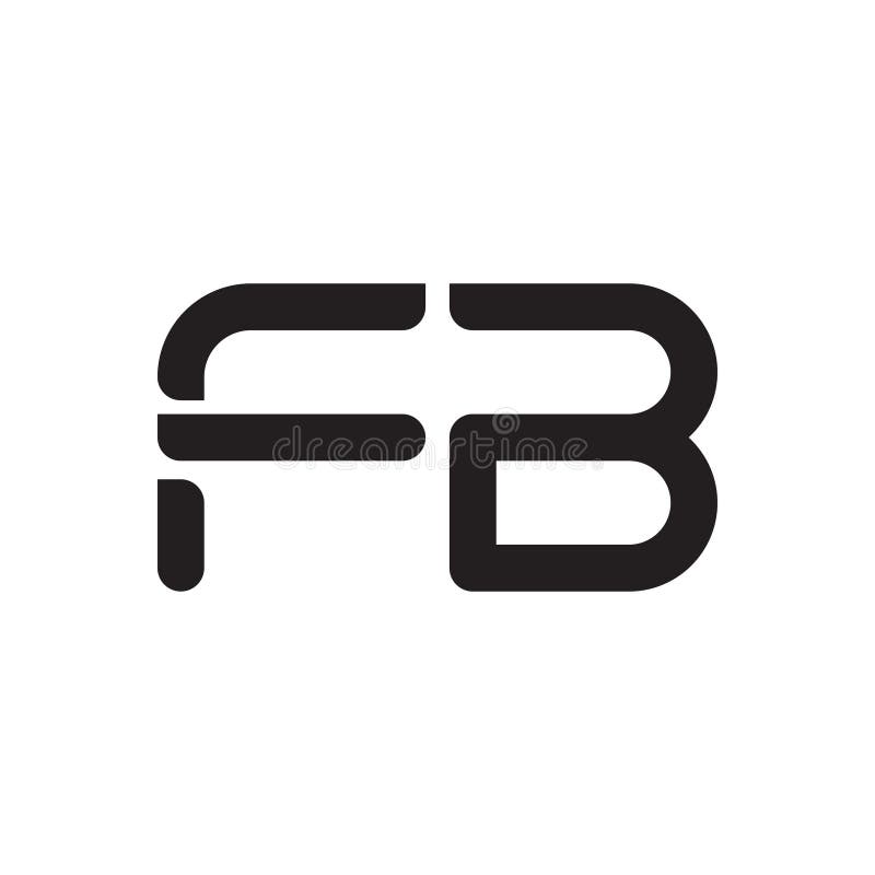 Fb Initial Letter Vector Logo Icon Stock Vector - Illustration of ...