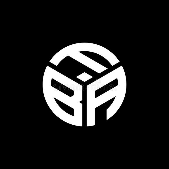 FBA Letter Logo Design on Black Background. FBA Creative Initials ...