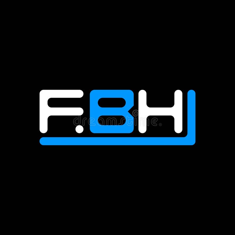 FBH Letter Logo Creative Design with Vector Graphic, FBH Stock Vector ...