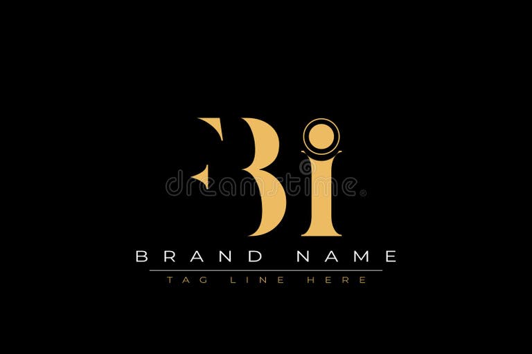 FBI Abstract Letter Logo Design Stock Vector - Illustration of clip ...