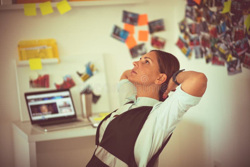 FBI Female Agent in Her Office. Stock Photo - Image of ethnicity ...