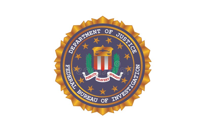 FBI Logo Editorial Vector Illustration Redaktionell Arkivfoto ...