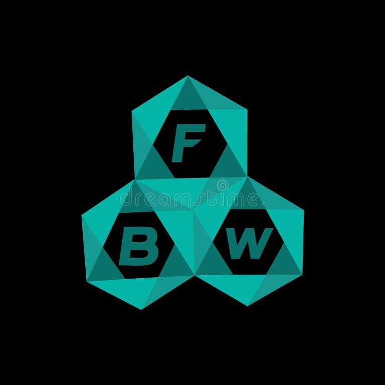 FBW Creative Minimalist Letter Logo. FBW Unique Vector Initials ...