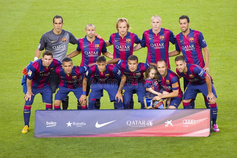 FC Barcelona 2014 - 2015 redaktionelles foto. Bild von abschließend ...