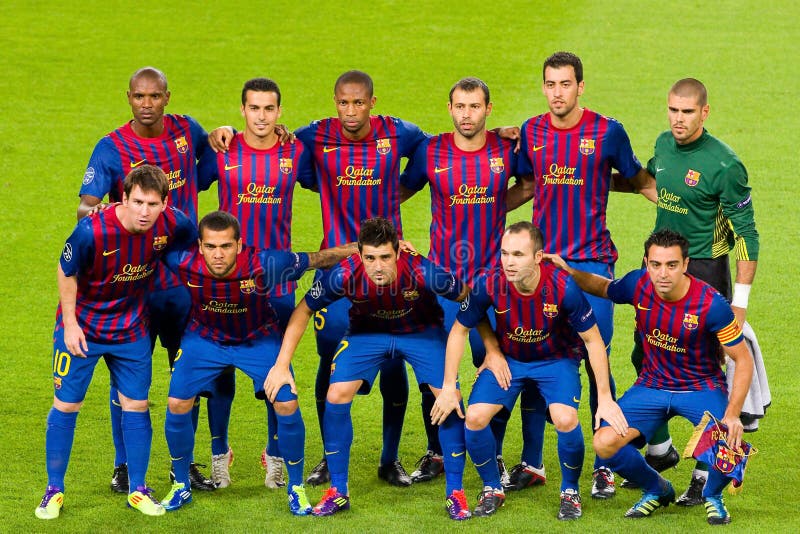 FC Barcelona Team Editorial Photo - Image: 21139176