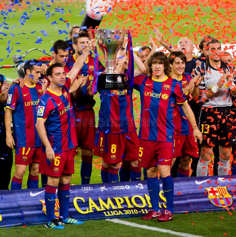 FC Barcelona Wins the Spanish League Championship Editorial Photo ...