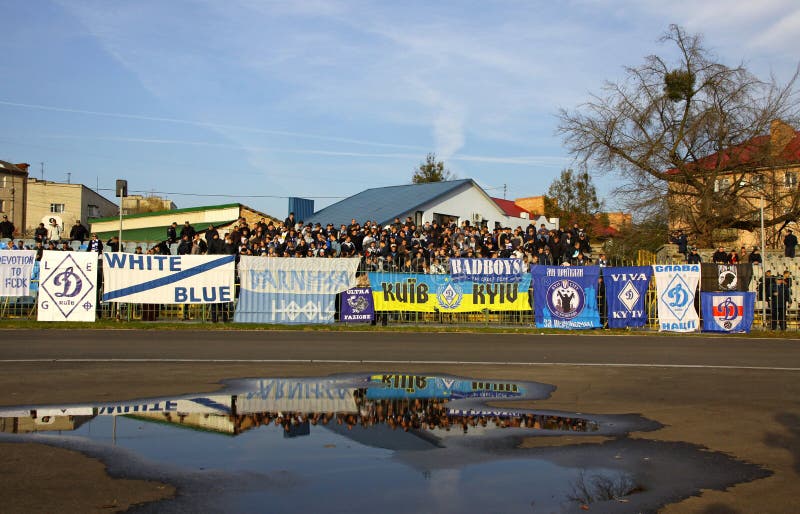 FC Dynamo Kyiv supporters editorial image. Image of blue - 16960510