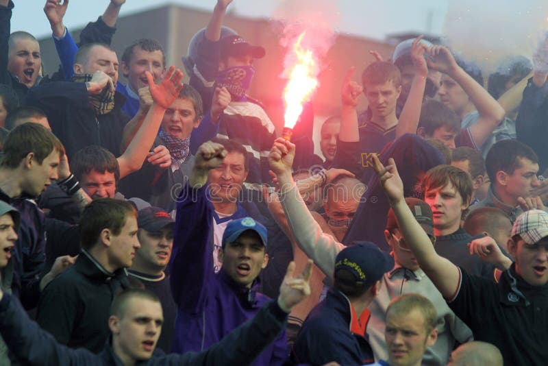 FC Dynamo Kyiv Ultra Supporters Editorial Image - Image of fanat ...