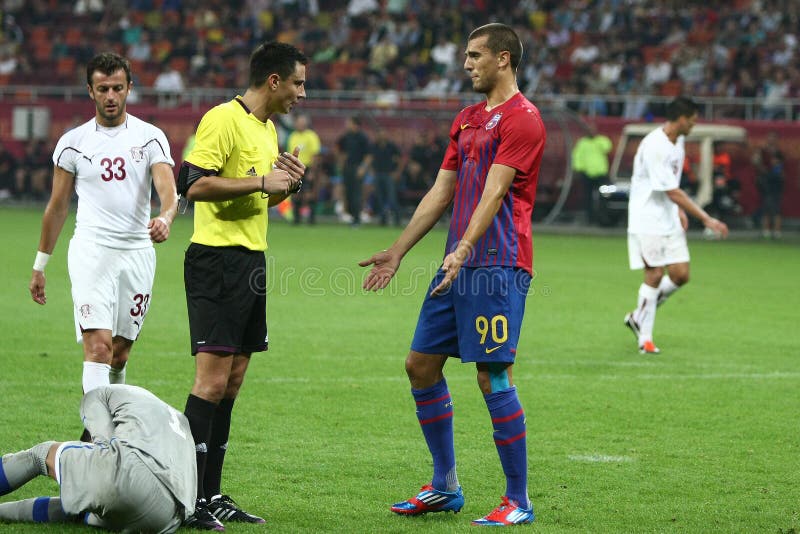 FC Steaua Bucharest - FC Rapid Bucharest Editorial Stock Image - Image ...