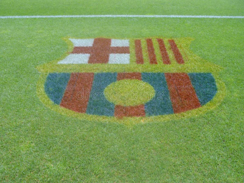 FCB stadium grass stock photo. Image of grass, soccer - 43360790