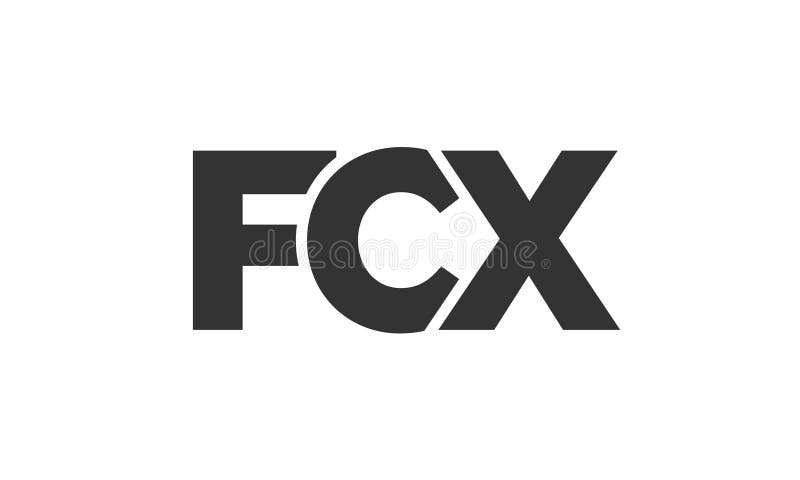FCX Logo Design Template with Strong and Modern Bold Text. Initial ...