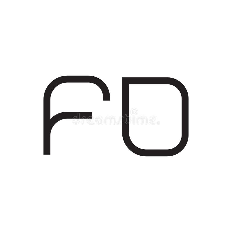 Fd Letter Logo Vector Stock Illustrations – 1,334 Fd Letter Logo Vector ...