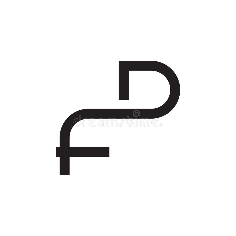 Fd Initial Letter Vector Logo Icon Stock Vector - Illustration of ... Fd Initial Letter Vector Logo Icon Stock Vector - Illustration of ...