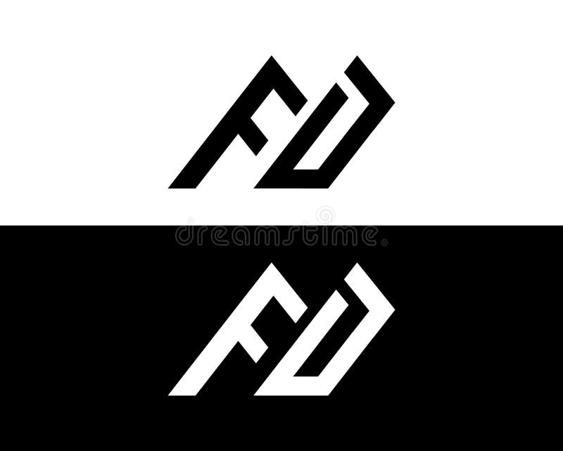 FD Letters Initials Logo Design Icon Template Stock Vector ...