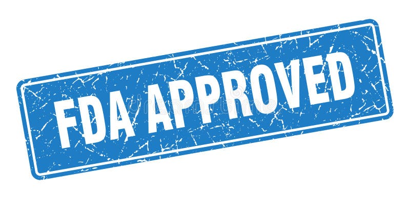 Fda Approved Sign. Fda Approved Grunge Stamp Stock Vector ...