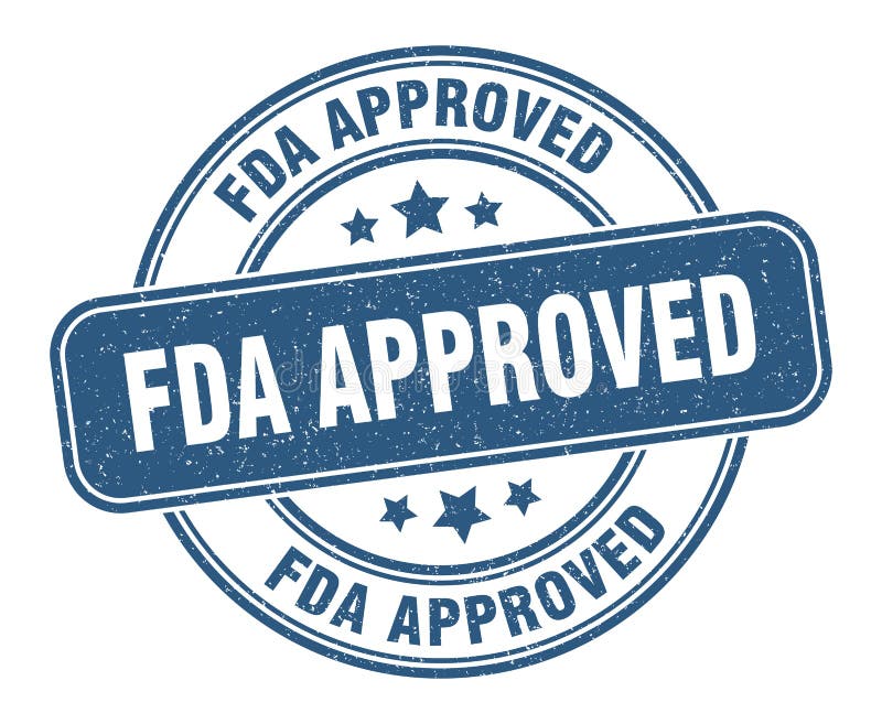 Fda Approved Stamp. Fda Approved Round Grunge Sign Stock Vector ...