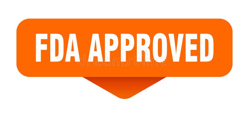 Fda Approved Sticker. Fda Approved Sign on Transparent Background Stock ...