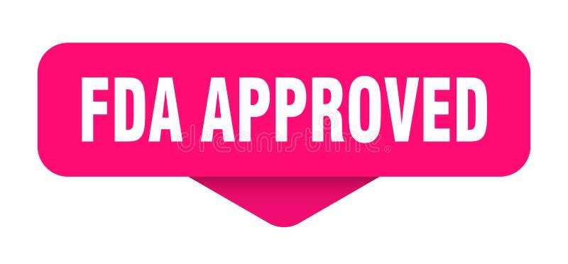 Fda Approved Sticker. Fda Approved Sign on Transparent Background Stock ...