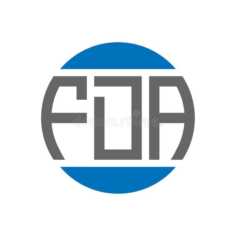 FDA Letter Logo Design on White Background. FDA Creative Initials ...