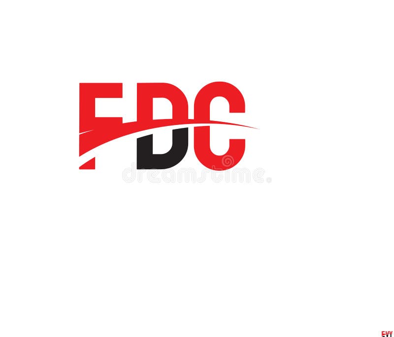 FDC Letter Initial Logo Design Vector Illustration Stock Vector ...