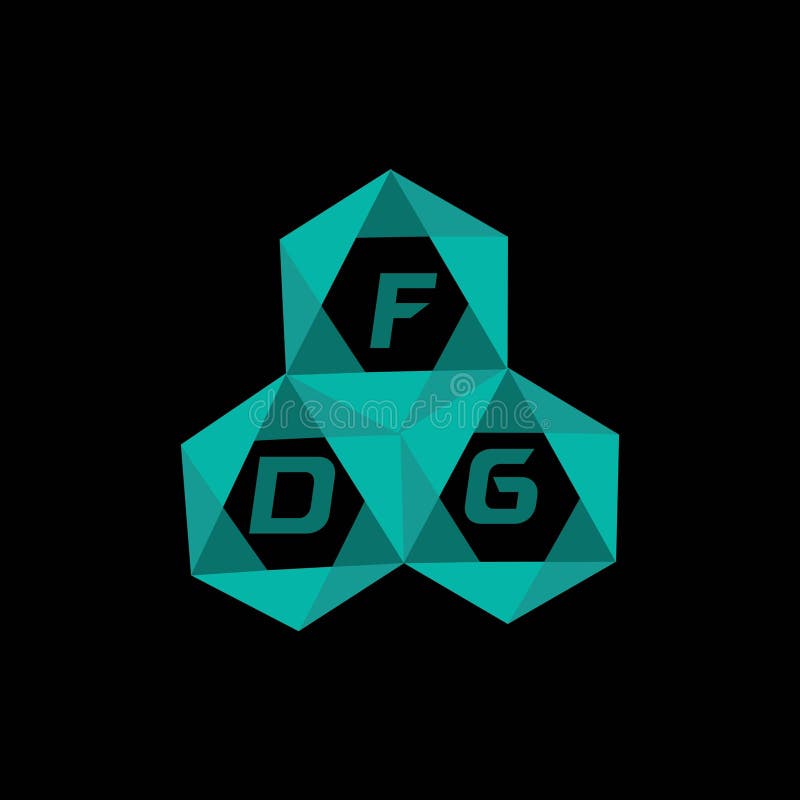 FDG Creative Minimalist Letter Logo. FDG Unique Vector Initials ...