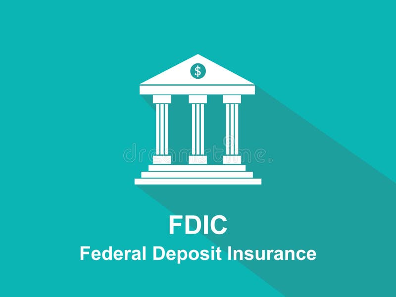 FDIC Federal Deposit Insurance Stock Vector - Illustration of design ...