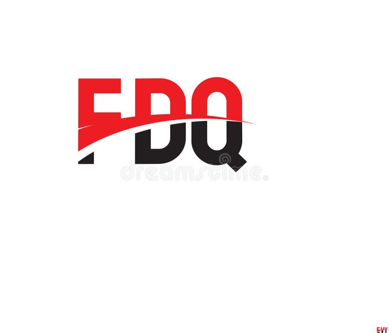 FDQ Letter Initial Logo Design Vector Illustration Stock Vector ...