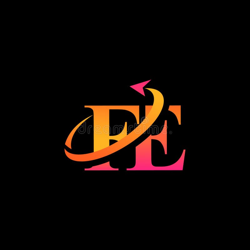 FE Aerospace Creative Logo Design Stock Illustration - Illustration of ...