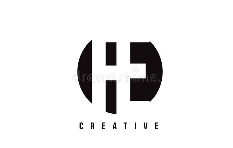 FE F E White Letter Logo Design with Circle Background. Stock Vector ...