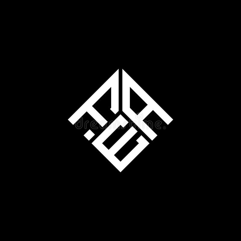 FEA Letter Logo Design on Black Background. FEA Creative Initials ...