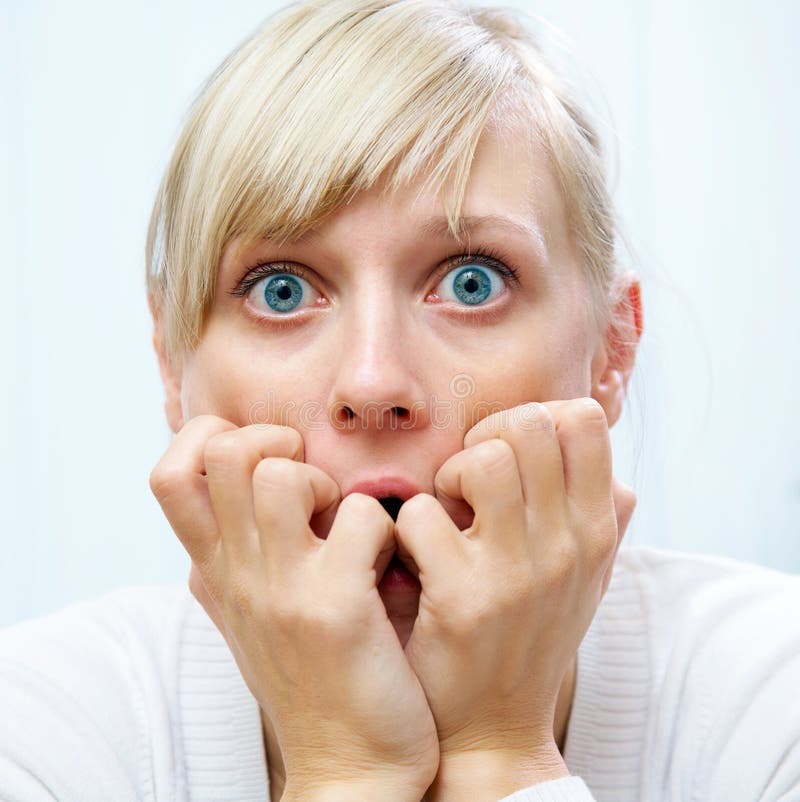 Fear stock image. Image of business, anger, beautiful - 16053961