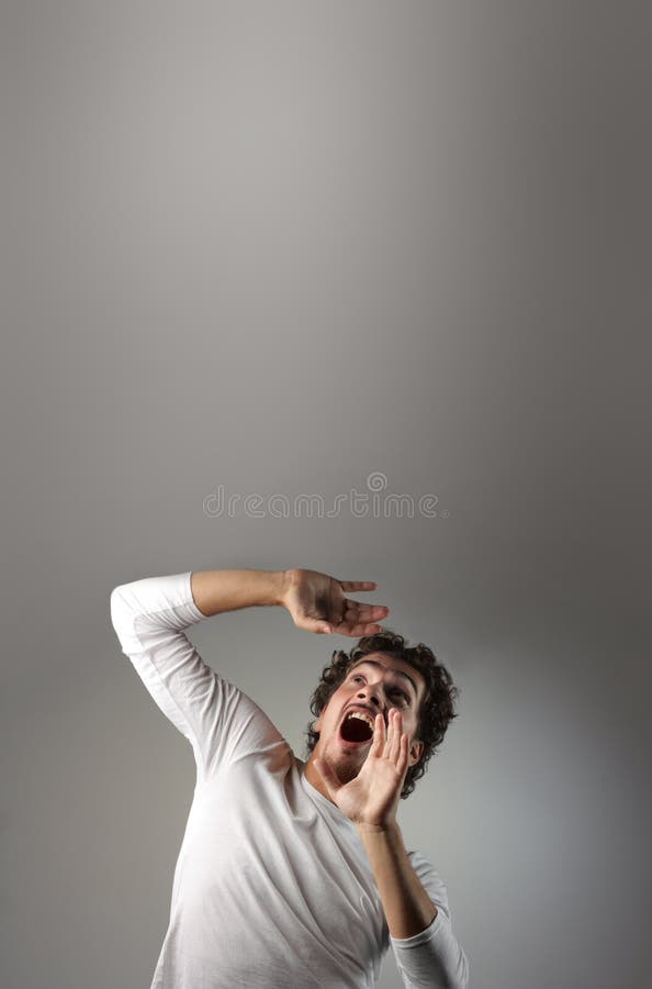 Fear stock photo. Image of terror, fear, expression, beauty - 7142414