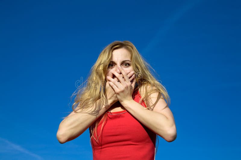 Fear stock photo. Image of horror, face, people, person - 3391336