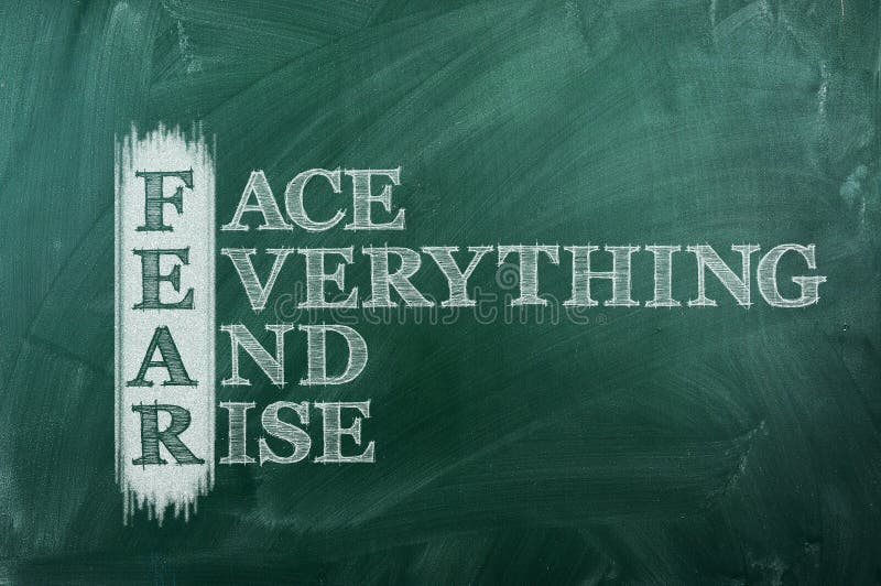 Fear acronym stock photo. Image of fear, text, inspiration - 44534718
