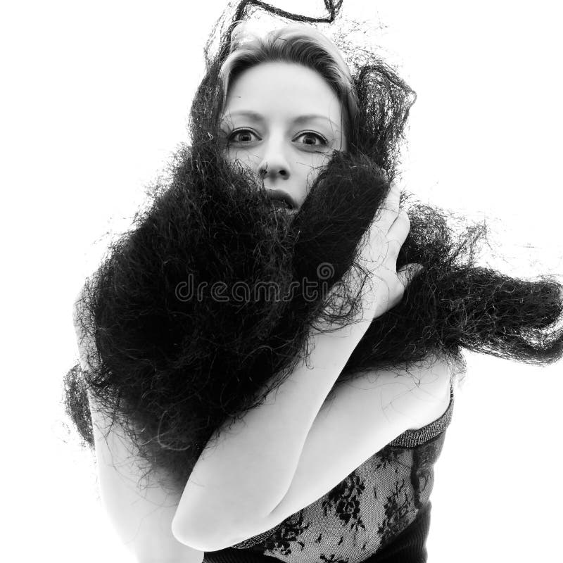 Fear Creation stock image. Image of shot, fear, copy, portrait - 8883185