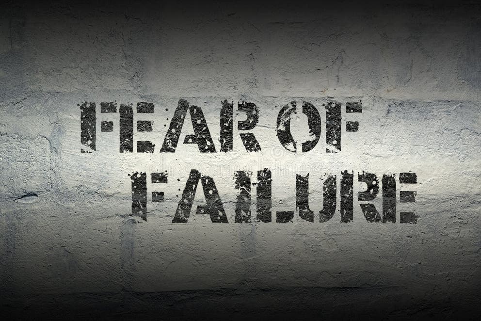 Fear of failure gr stock illustration. Illustration of error - 88281538
