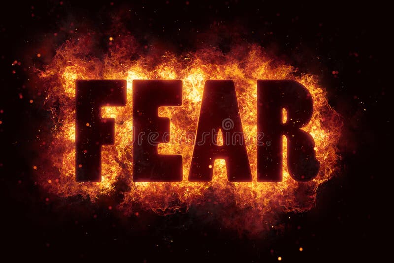 Fear Fire Text Flame Flames Burn Burning Hot Explosion Stock ...