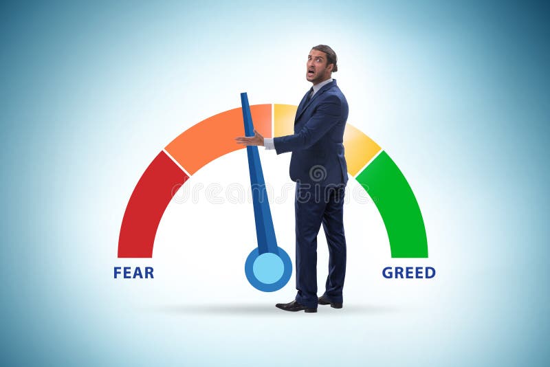 Fear and Greed Investor Behaviour Concept Stock Photo - Image of greed ...