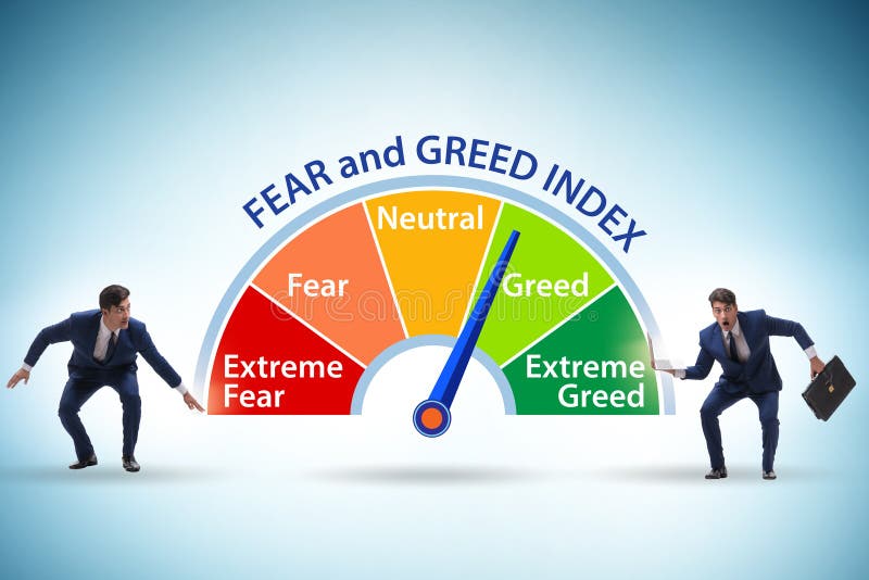 Fear and Greed Investor Behaviour Concept Stock Photo - Image of ...