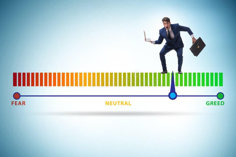 Fear and Greed Investor Behaviour Concept Stock Photo - Image of risk ...