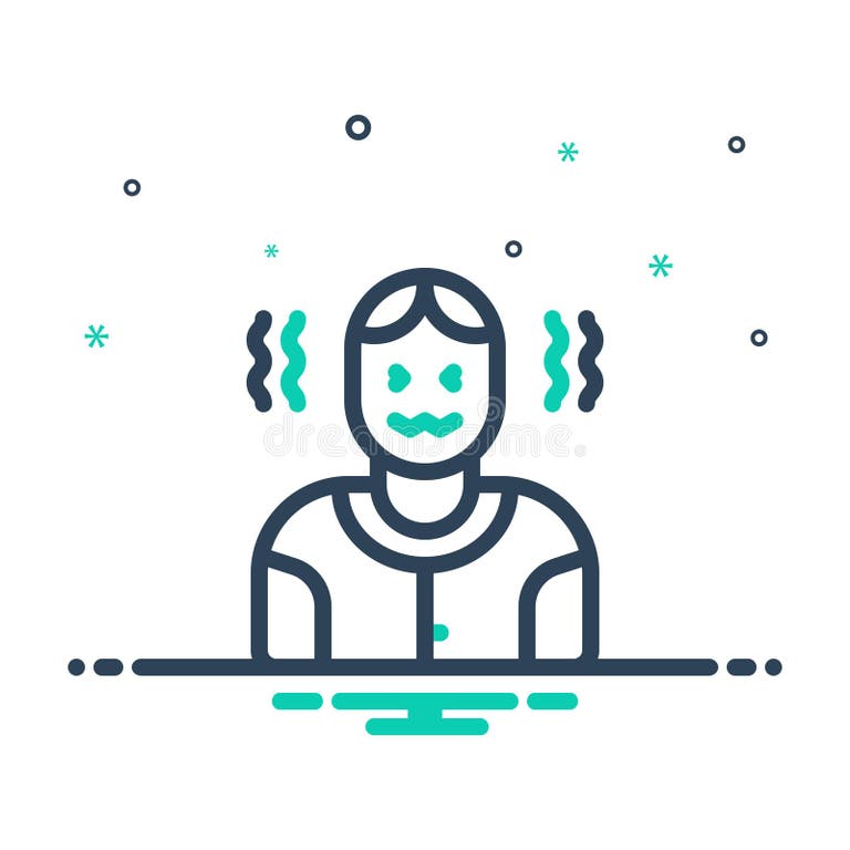 Mix Icon for Fear, Phobia and Affraid Stock Vector - Illustration of ...