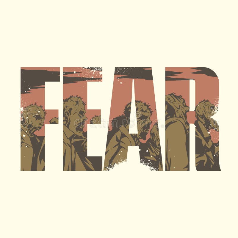 Vector Set of Fear Icons. Werewolf, Witch, Ghost, Vampire, UFO ...