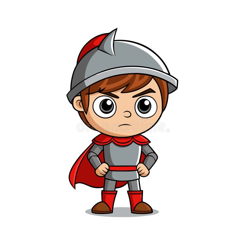 Fearless Boy with Helmet and Style Stock Vector - Illustration of ...
