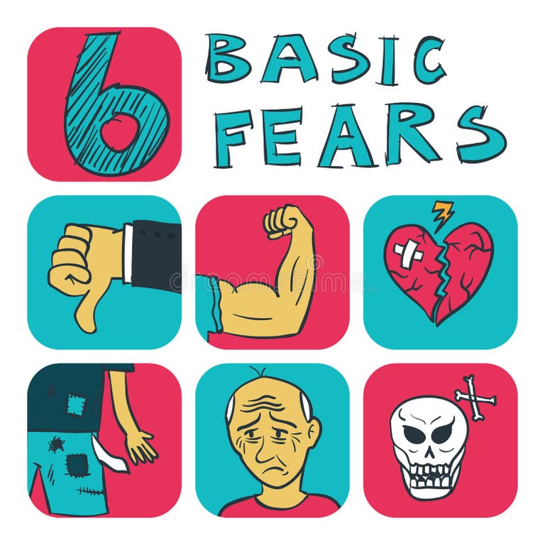 Fears stock vector. Illustration of drawing, poor, intuition - 58453356